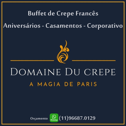 Domaine du Crepe - A Magia de Paris em sua Festa - Regallo Eventos